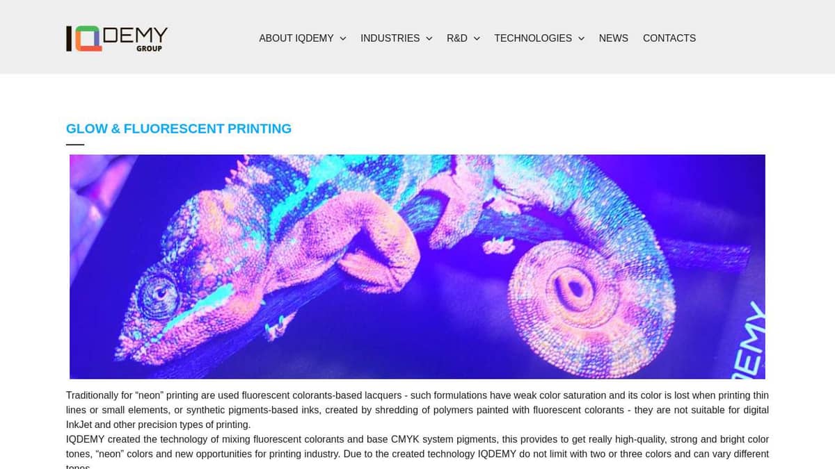 Glow & Fluorescent Printing